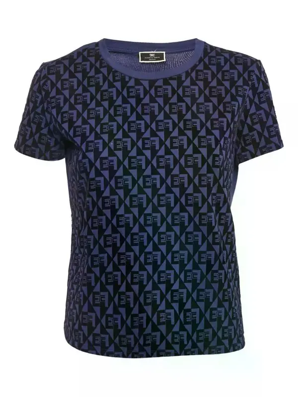 Elisabetta Franchi Monogram Pattern T-shirt