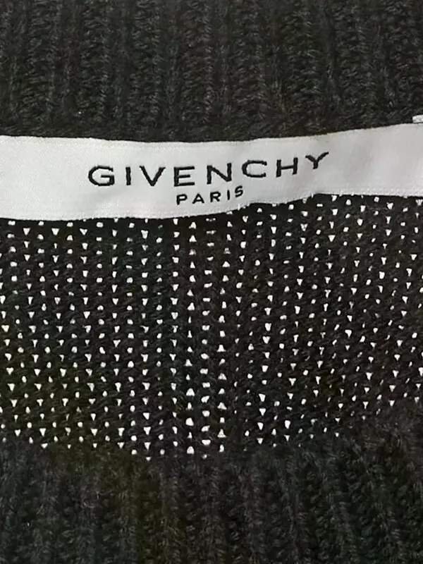 Givenchy Logo-intarsia Ribbed Sweater