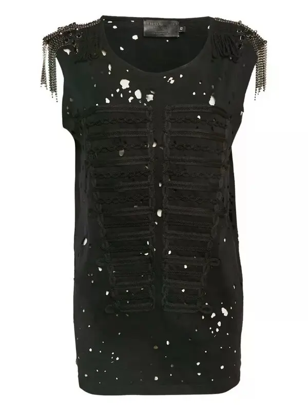 Philipp Plein Crystal-embellished Tank Top
