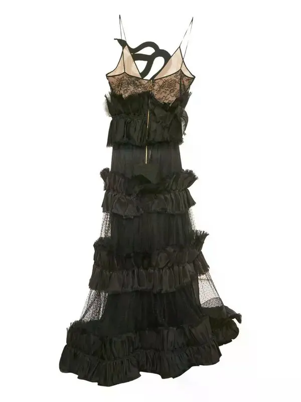 Gucci Beaded Tiered Gown