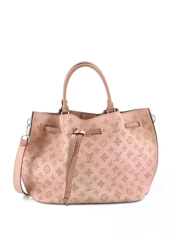 LOUIS VUITTON Girolata Handbag Mahina Leather Tote