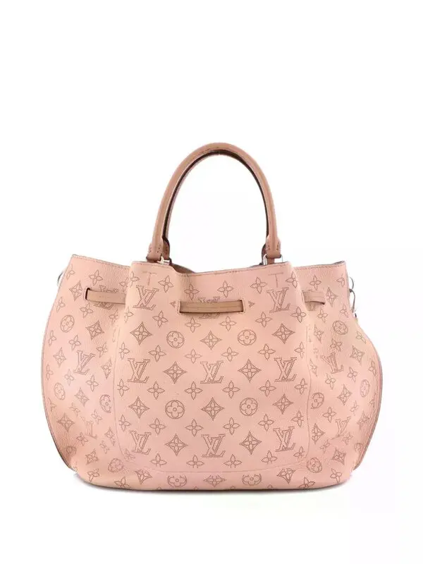 LOUIS VUITTON Girolata Handbag Mahina Leather Tote