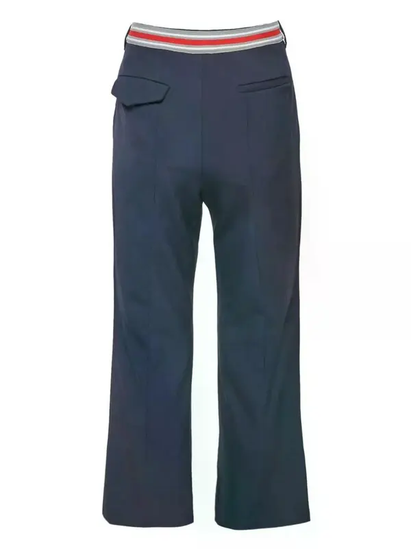 Miu Miu Wool-blend Waistband Trousers