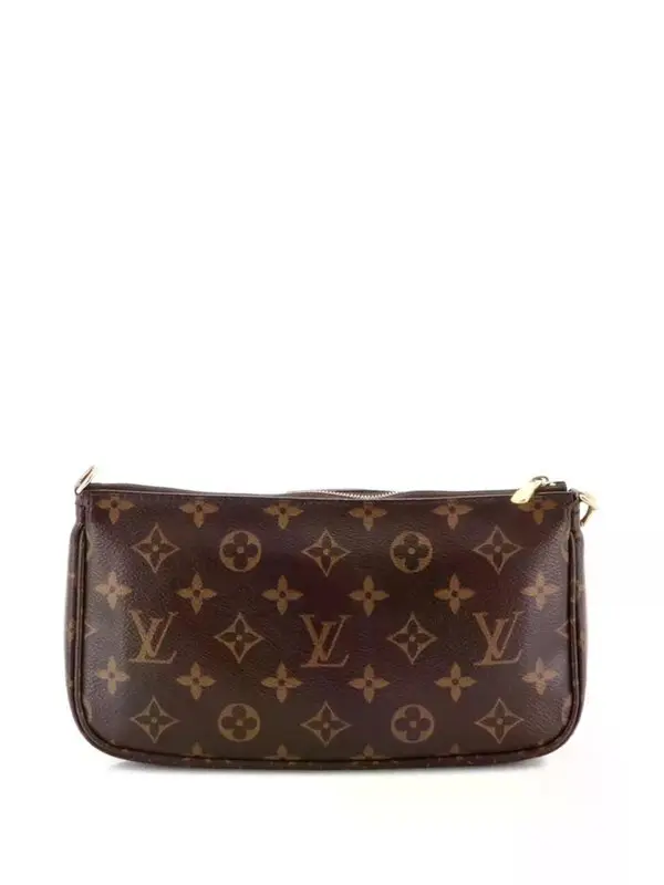 LOUIS VUITTON Multi Pochette Accessoires Monogram Canvas Crossbody Bag - Brown
