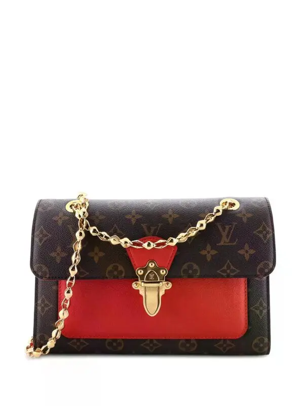 LOUIS VUITTON Victoire Handbag Monogram Canvas And Leather - Brown