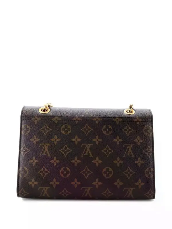 LOUIS VUITTON Victoire Handbag Monogram Canvas And Leather - Brown