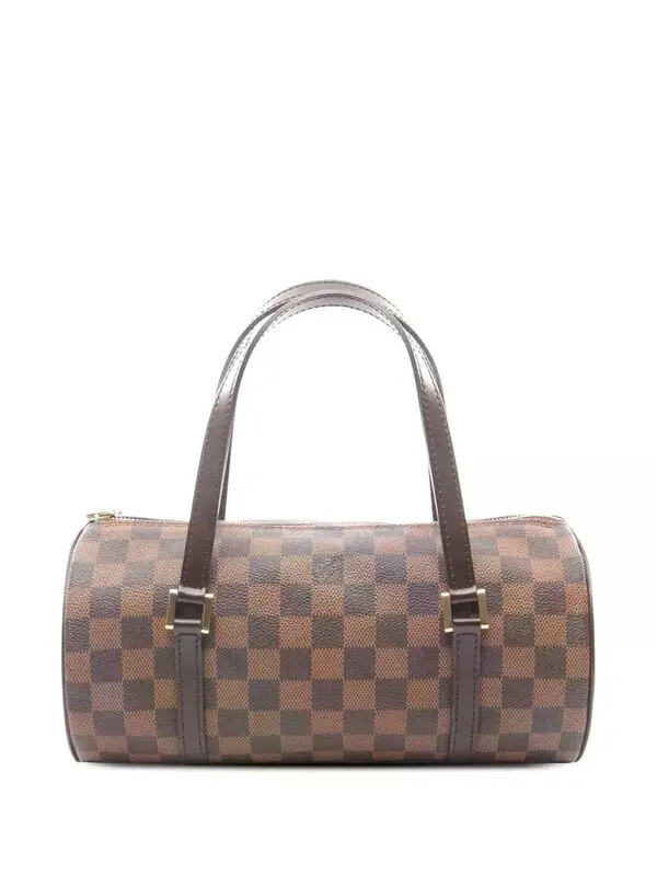 LOUIS VUITTON 2003 Damier Ebene Papillon 26 Handbag