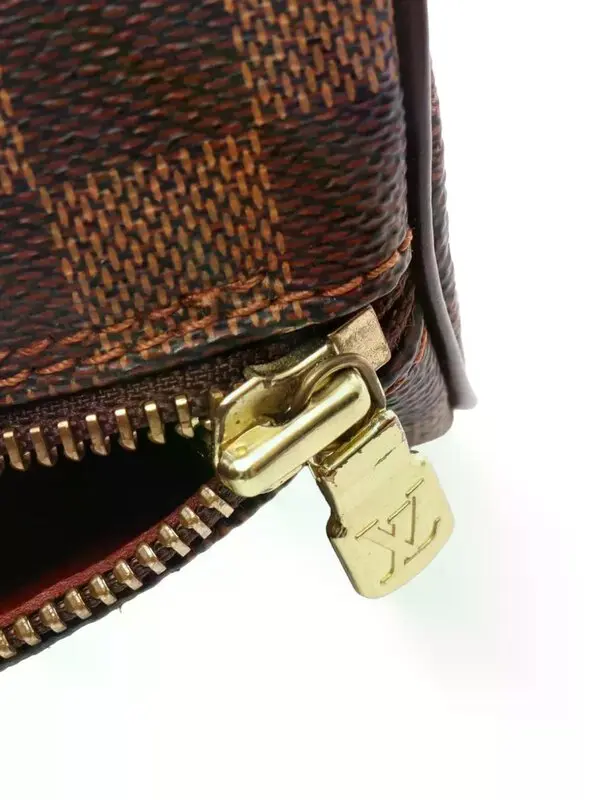 LOUIS VUITTON 2003 Damier Ebene Papillon 26 Handbag
