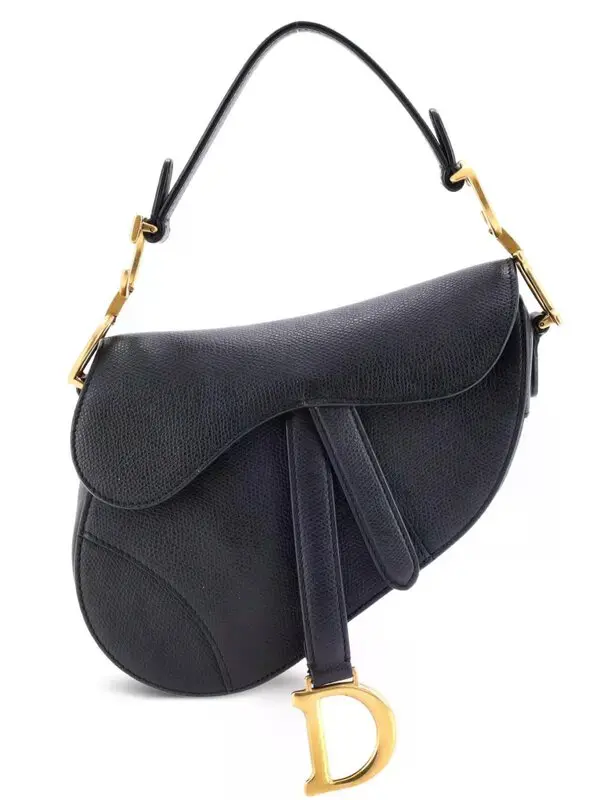 Dior Saddle Mini Shoulder Bag Leather - Black