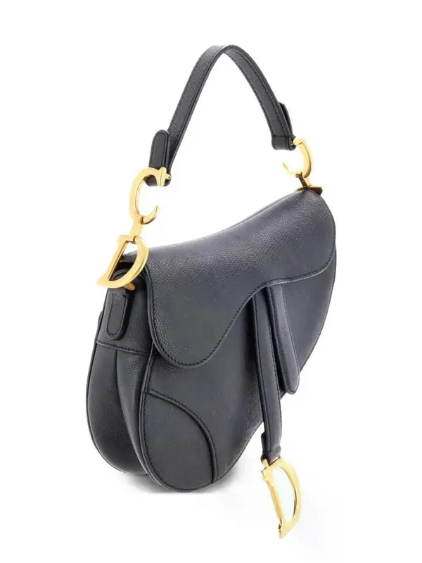 Dior Saddle Mini Shoulder Bag Leather - Black