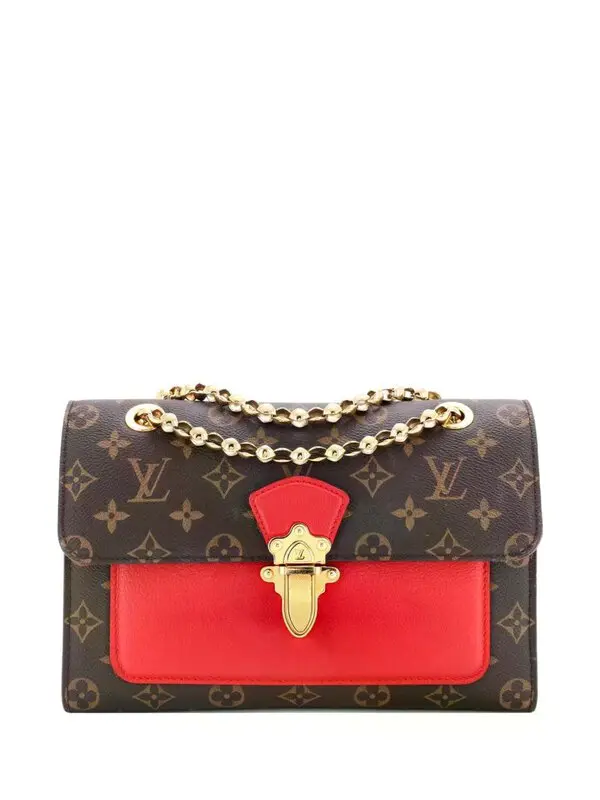 LOUIS VUITTON Victoire Handbag Monogram Canvas - Brown