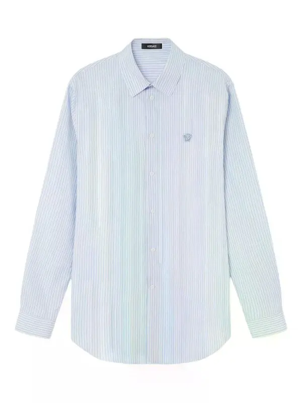 Versace Striped Cotton Shirt