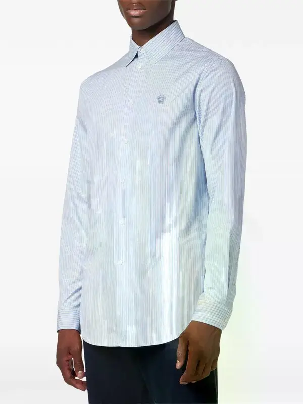 Versace Striped Cotton Shirt