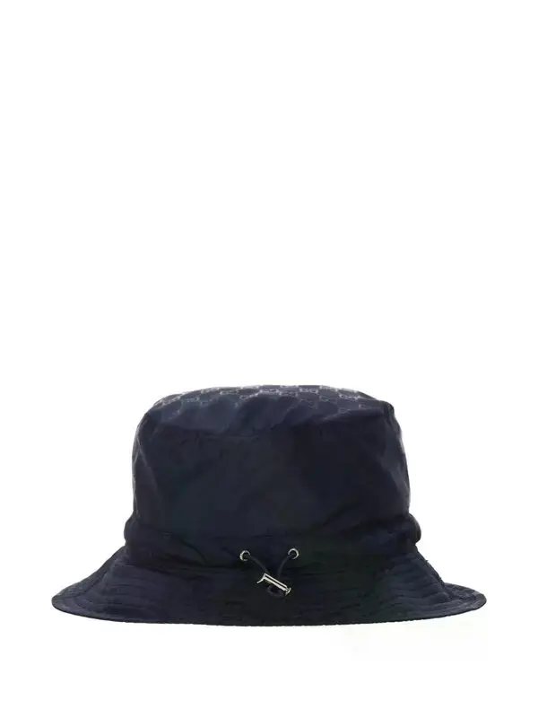 Gucci Gg-pattern Bucket Hat - Blue
