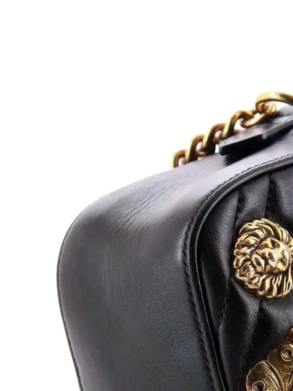 Gucci Gg Marmont Embellished Shoulder Bag - Black