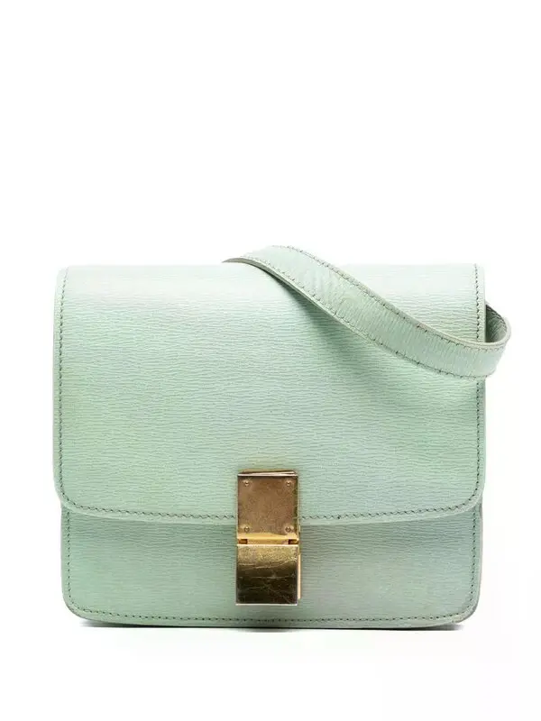 Celine 2012-2018 Small Classic Box Crossbody Bag - Green