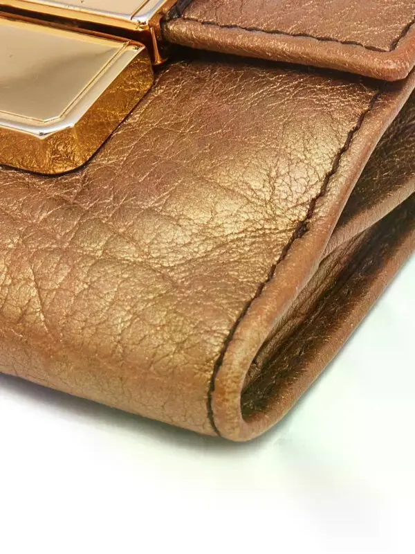 Dolce & Gabbana Metallic-trimmed Flap Wallet