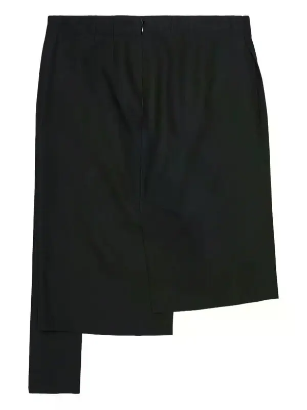 SETCHU Asymmetric Panel Mini Skirt