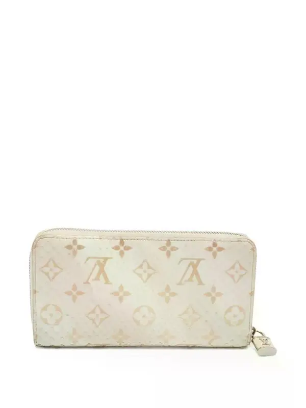 LOUIS VUITTON Zippy Wallet - White