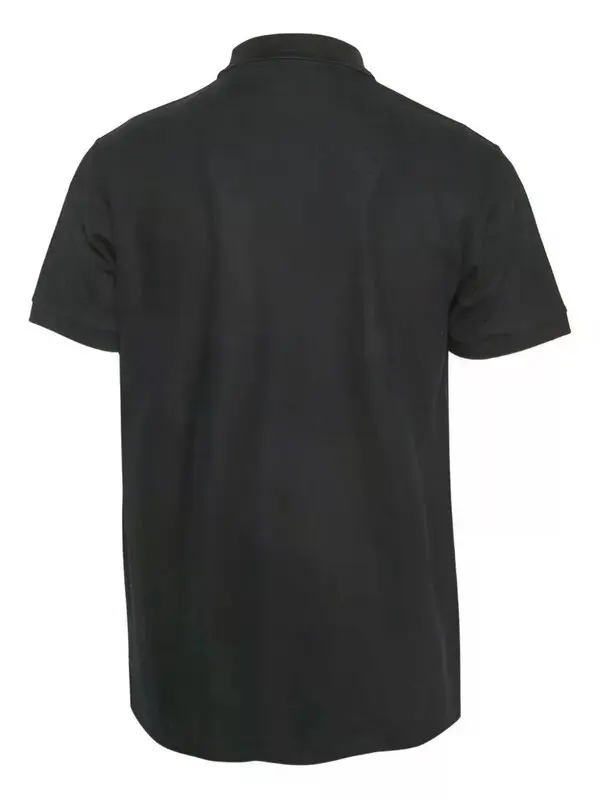 Burberry Logo-embroidered Polo Shirt - Black