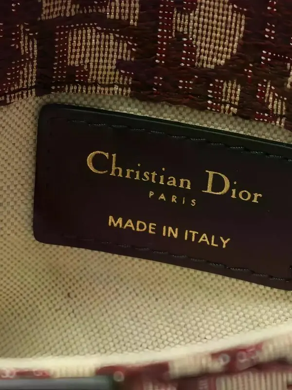 Dior Oblique Saddle Belt Bag - Red