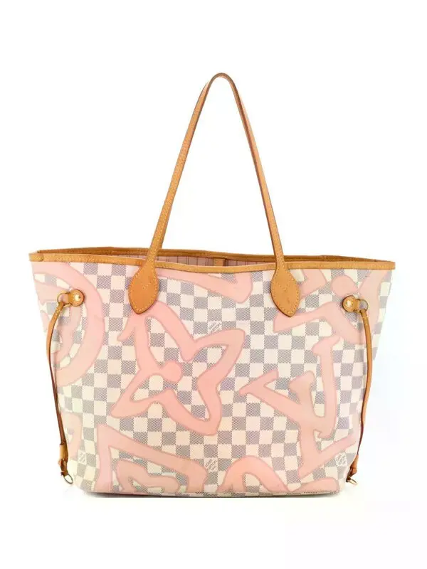 LOUIS VUITTON Neverfull Nm Limited Edition Damier Tahitienne Mm Tote Bag - Multicolour