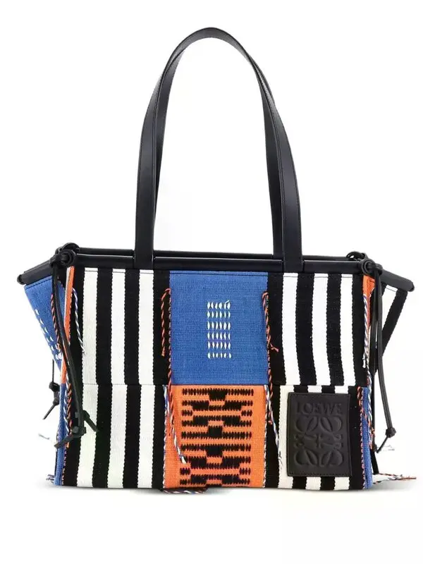 Loewe Cushion Patchwork Small Tote Bag