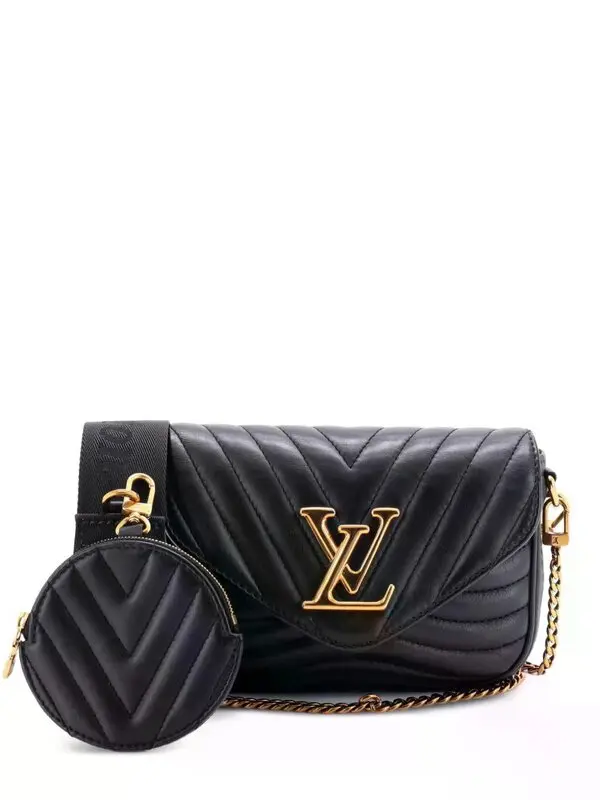 LOUIS VUITTON New Wave Multi Pochette Quilted Leather Crossbody Bag