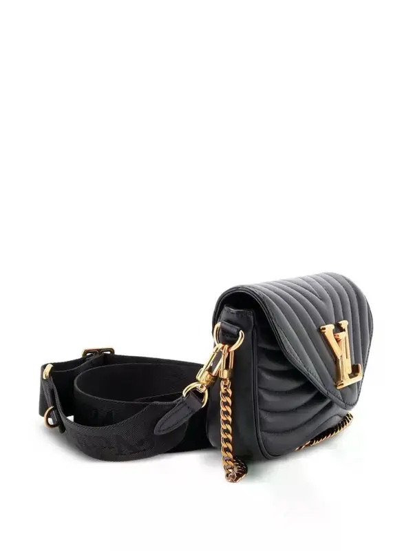 LOUIS VUITTON New Wave Multi Pochette Quilted Leather Crossbody Bag