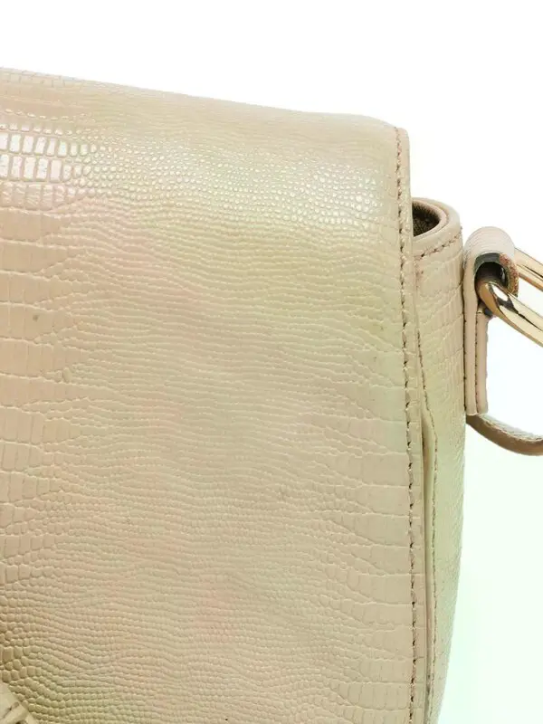 Dkny Embossed-leather Shoulder Bag