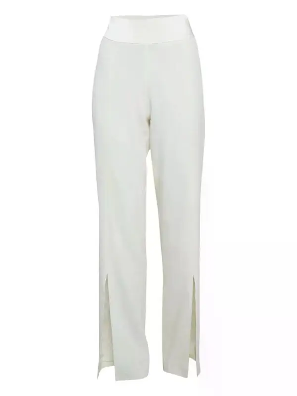 Simkhai Satin-trim Crepe Trousers