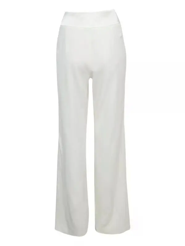 Simkhai Satin-trim Crepe Trousers
