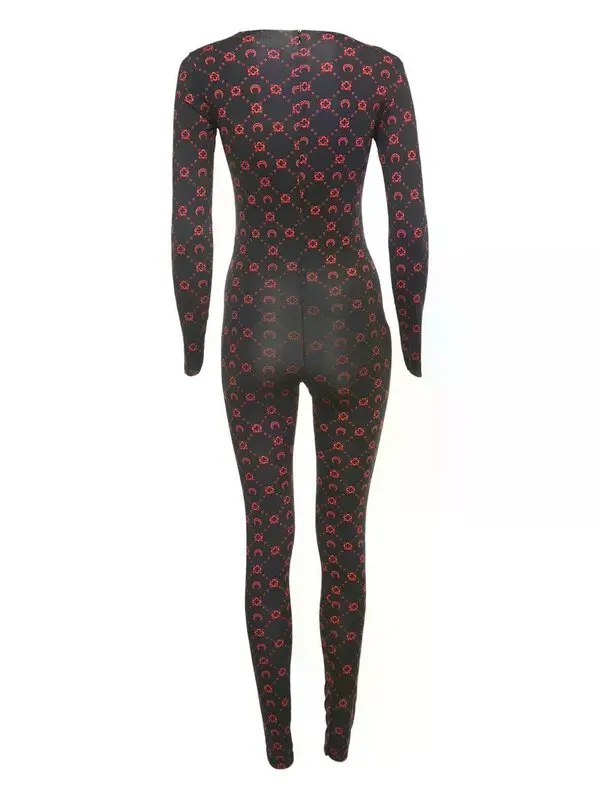 MARINE SERRE Moon-print Jumpsuit