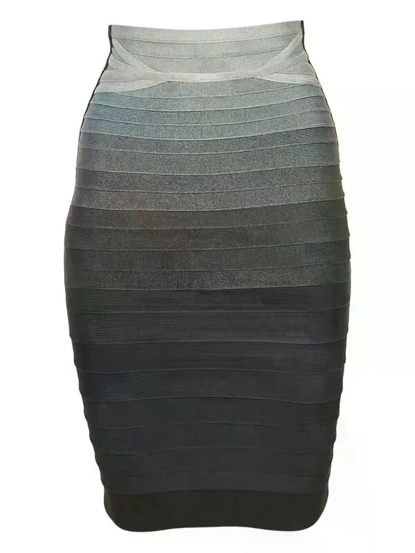 Herve Leger Knit Pencil Skirt