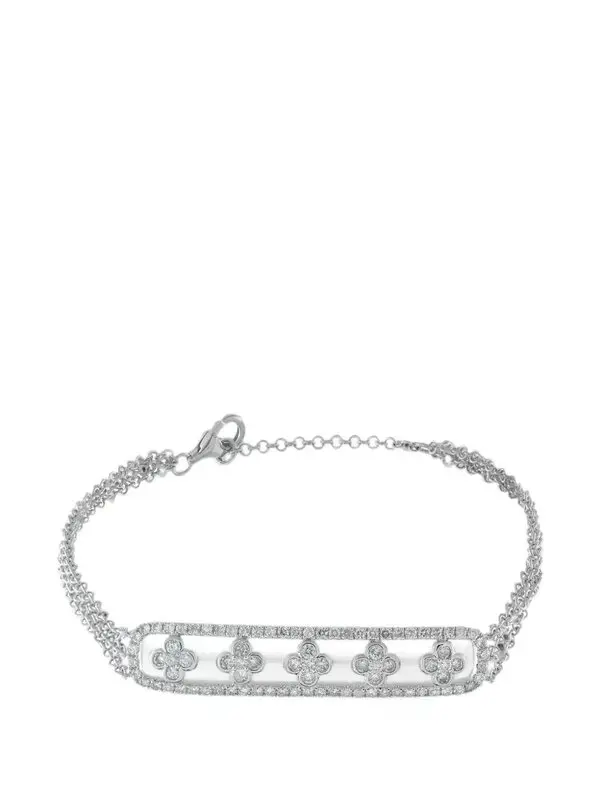 LB EXCLUSIVE 14k White Gold Diamond Bracelet - Silver
