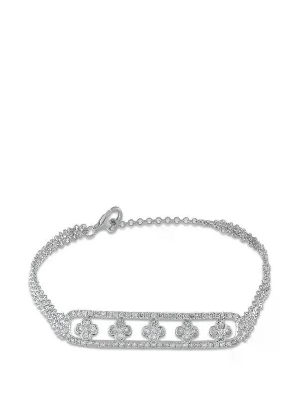 LB EXCLUSIVE 14k White Gold Diamond Bracelet - Silver