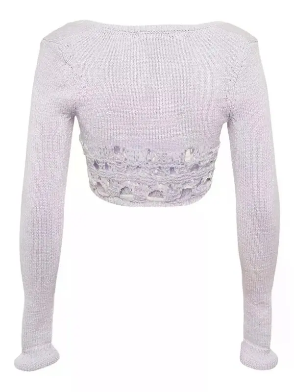 Christopher Esber Crochet Openwork Top
