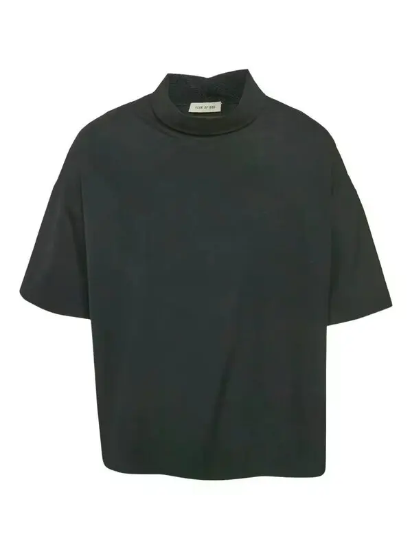 Fear Of God Mock-neck Cotton-wool Tee