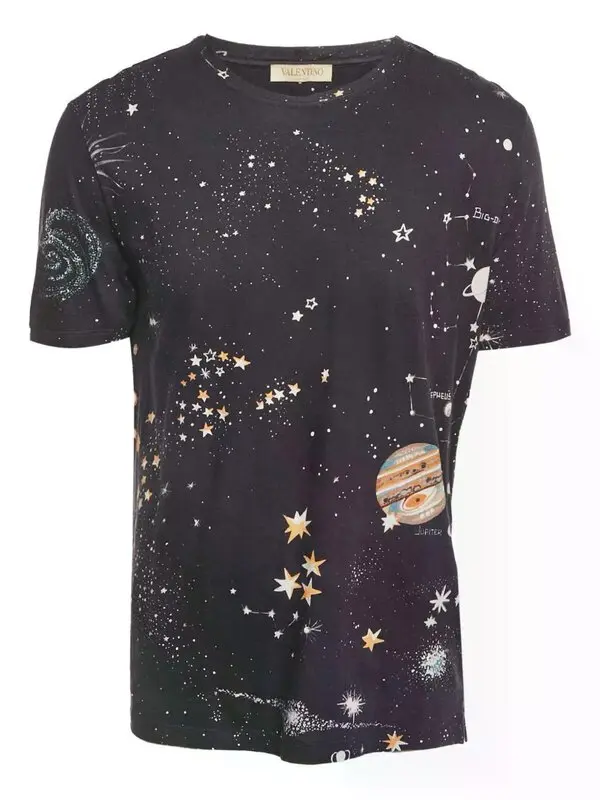 Valentino Garavani Celestial-print Crew-neck T-shirt