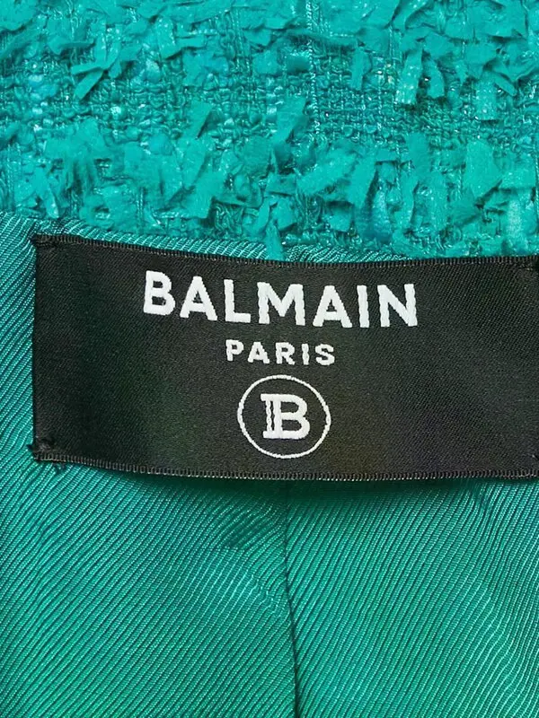 Balmain Tweed Double-breasted Blazer