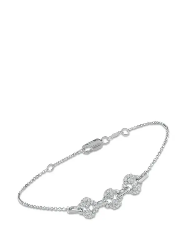 LB EXCLUSIVE Diamond-embellished White Gold Bracelet - Silver