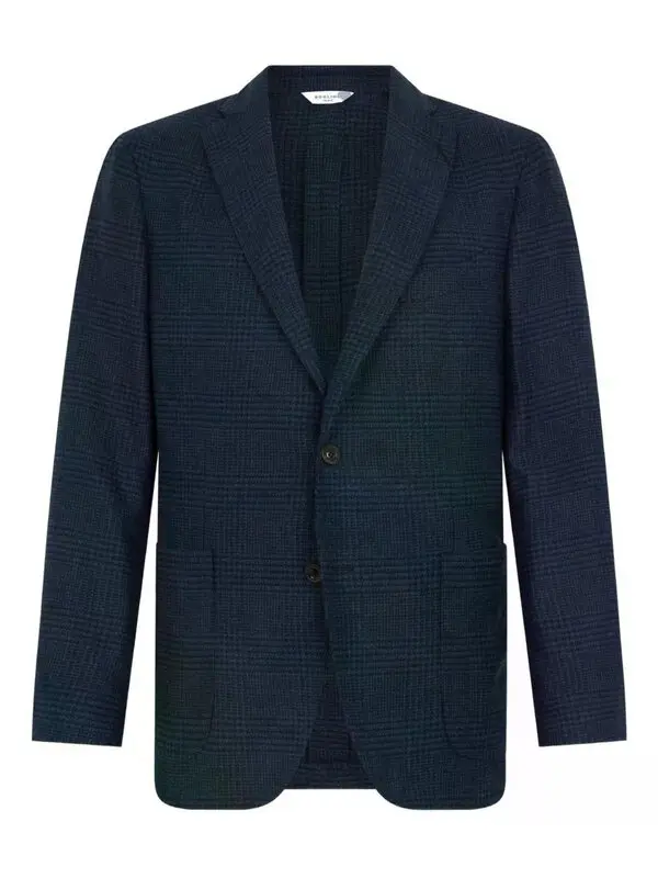 Boglioli Check Single-breasted Jacket