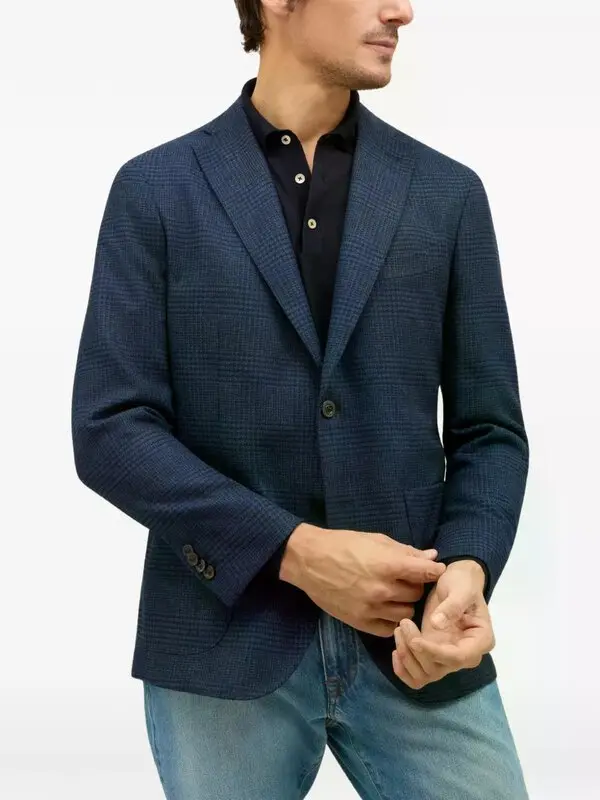 Boglioli Check Single-breasted Jacket