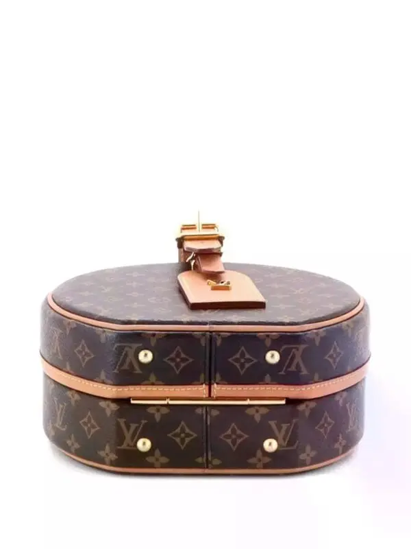 LOUIS VUITTON Petite Boite Chapeau Crossbody Bag Monogram Canvas - Brown