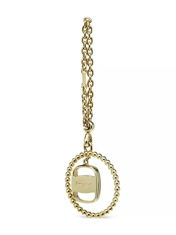 FERRAGAMO Beaded-circle Keyring