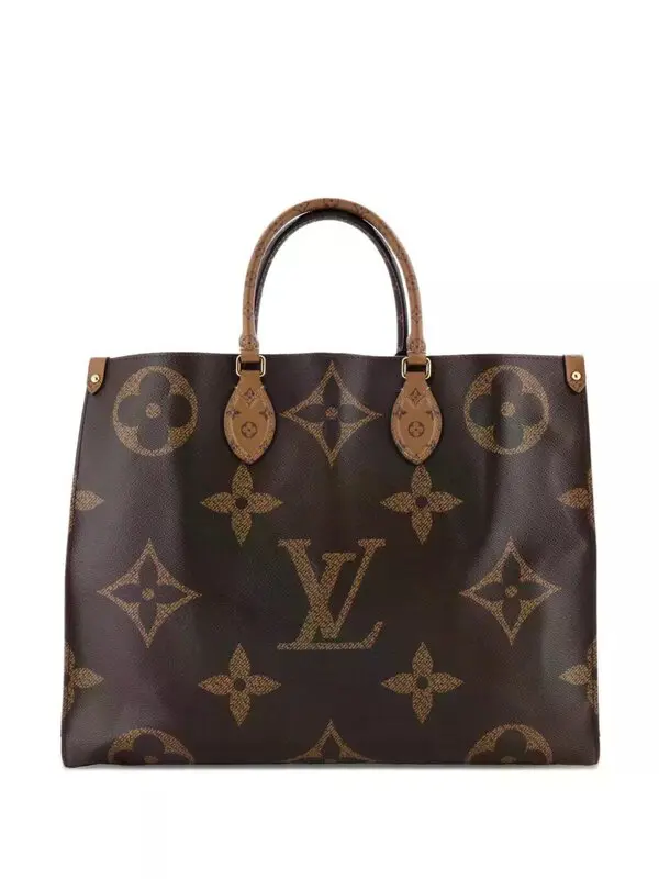 LOUIS VUITTON Onthego Reverse Monogram Giant Gm Tote - Brown