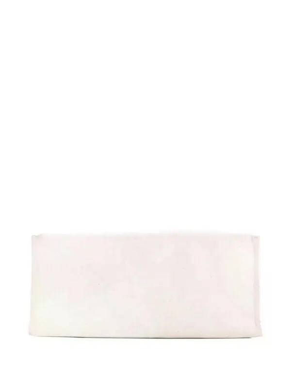Gucci Logo Printed Canvas Medium Tote Bag - Neutrals