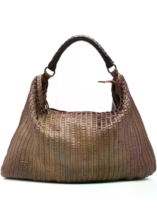 REPTILE'S HOUSE Woven Leather Shoulder Bag