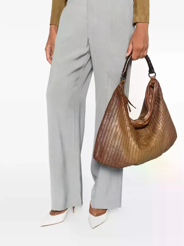 REPTILE'S HOUSE Woven Leather Shoulder Bag