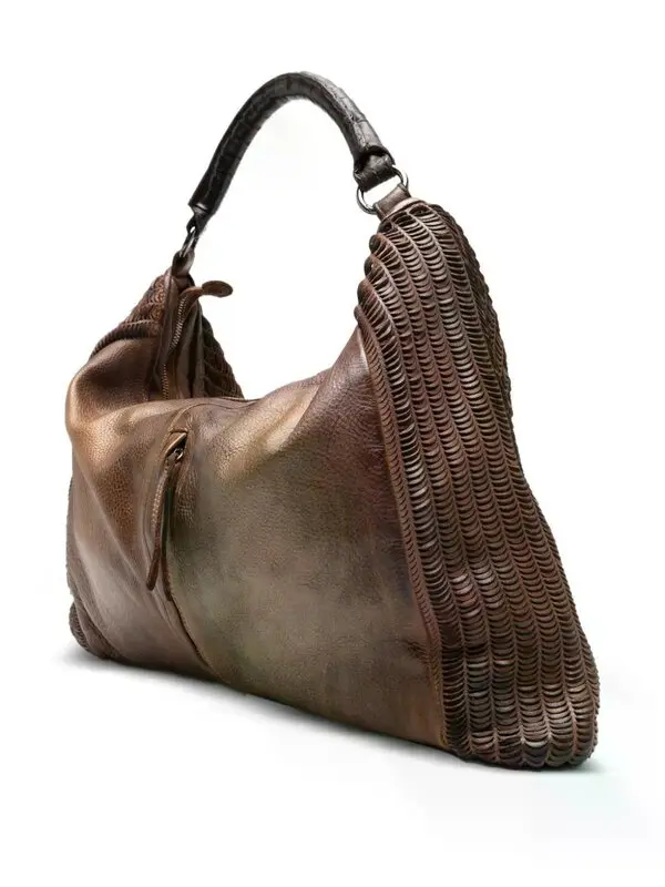 REPTILE'S HOUSE Woven Leather Shoulder Bag